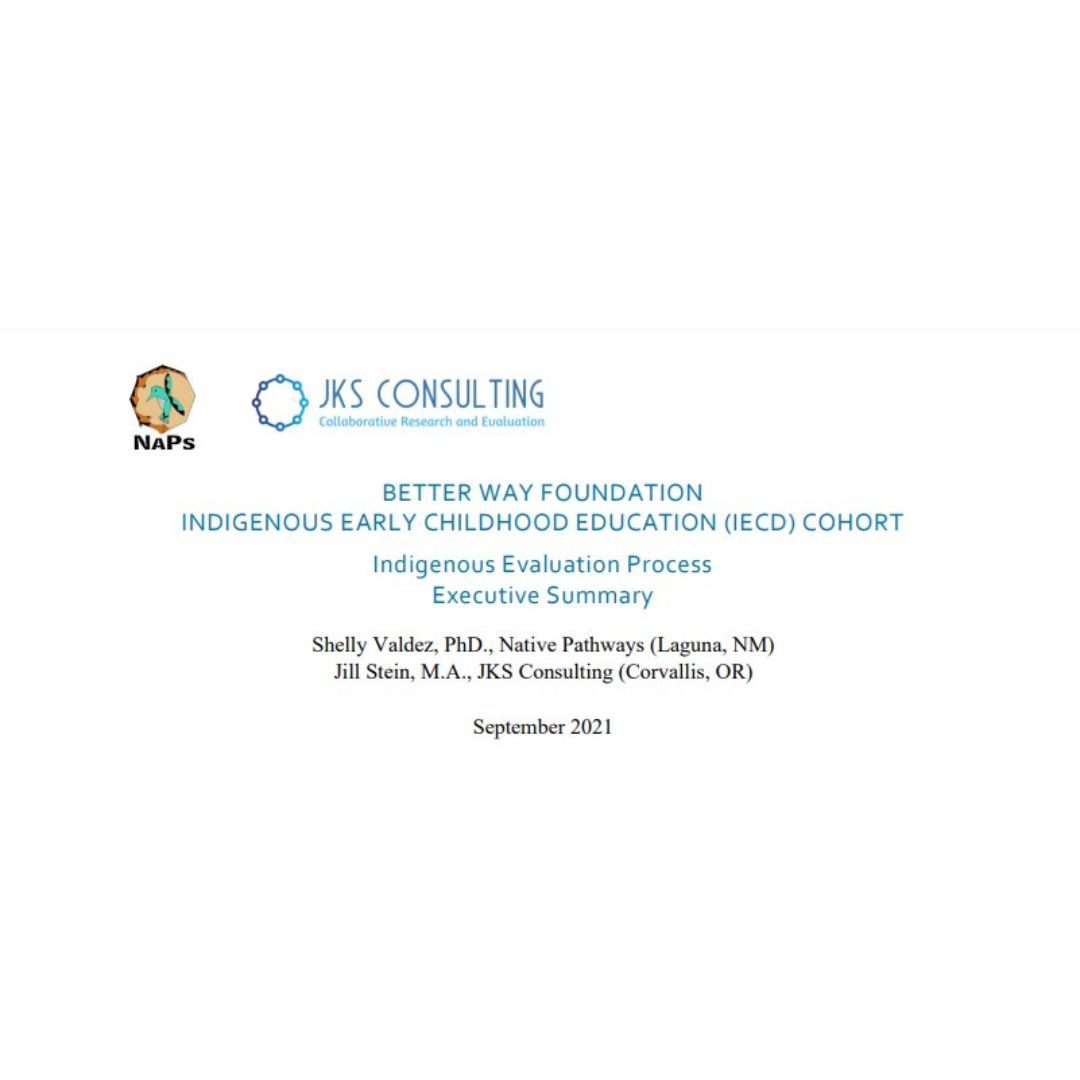 Indigenous Evaluation Better Way Foundation